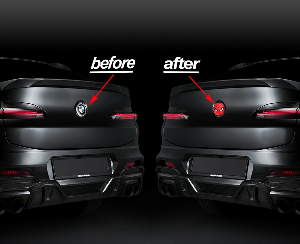 Kompatibel mit BMW Emblem 51148219237 Hinten Motorhaube Kofferraum 74mm ...