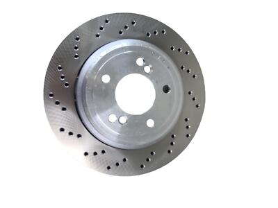 Genuine OEM Disc Brake Rotor Rear Driver 328mm Cross-Drilled for BMW ...