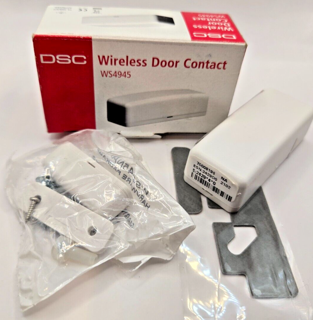 Brand New DSC WS4945 Wireless Door / Window Transmitter, Magnet, Battery, Hrdwre | eBay