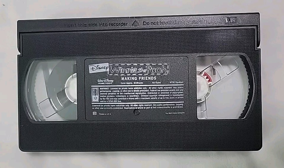 Winnie the Pooh - Pooh Learning - Making Friends (VHS, 1994 ...