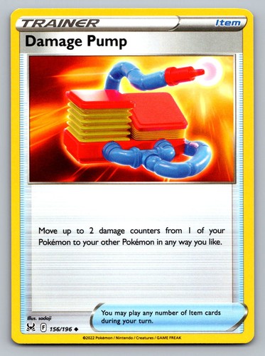 Pokemon TCG SWSH11: Lost Origin Damage Pump 156/196 | eBay