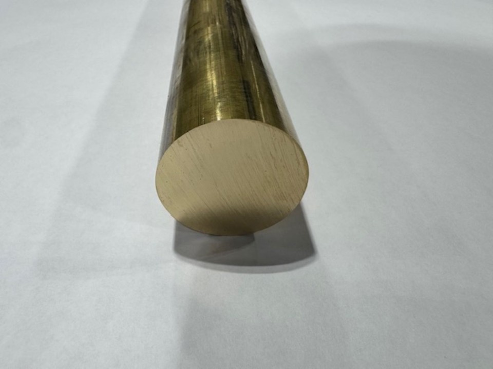 1" Solid Brass Round Rod x 20" Long, C360 Brass, 1.00" Diameter Brass ...
