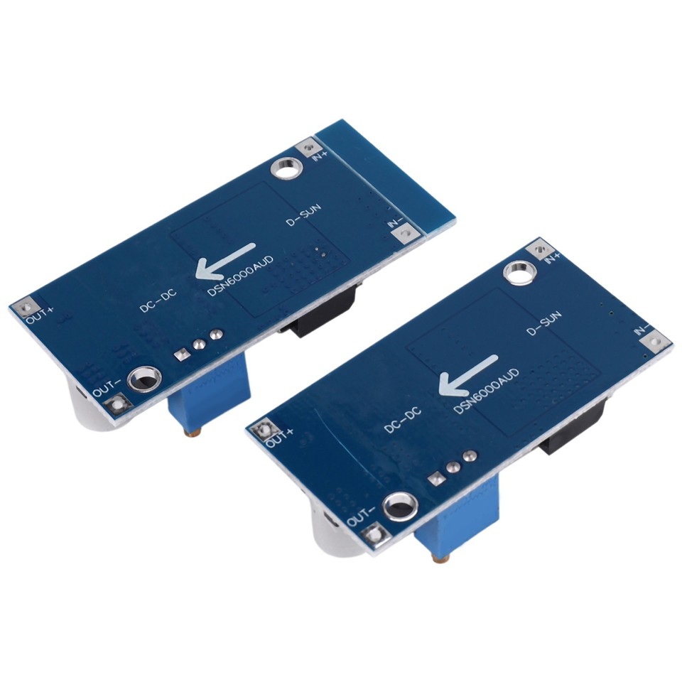 2Pcs Einstellbarer DC-DC Buck Boost Converter Automatischer ...