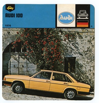 Audi 100 - GT / Production Car Edito Service SA Auto Rally Card | eBay