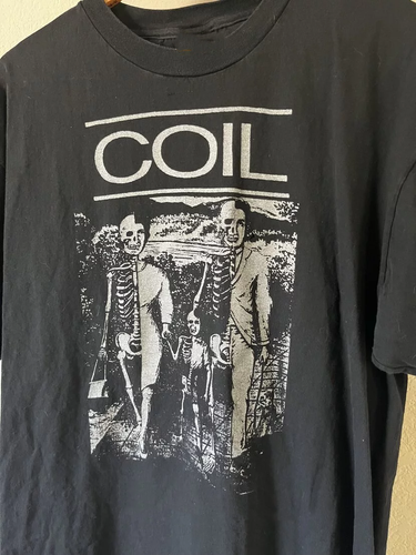 Coil Band Black T-Shirt Cotton Full Size Unisex S-5XL | eBay
