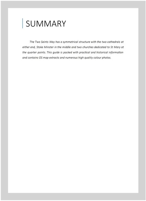 Two Saints Way a Pilgrimage Route Between The Cathedral Cities of ...