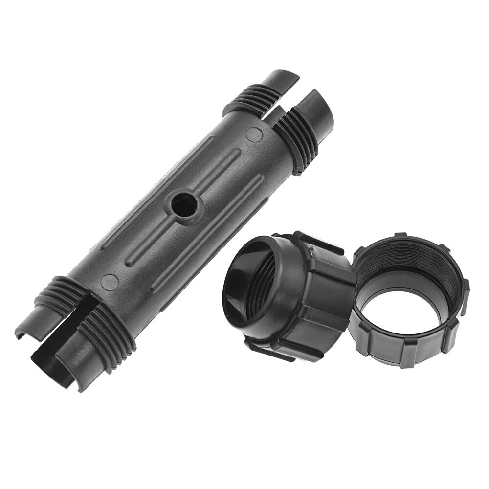 2 Pcs Paddle Connector Black Screwed Joint Fits for Kayak Canoe H8G9 ...