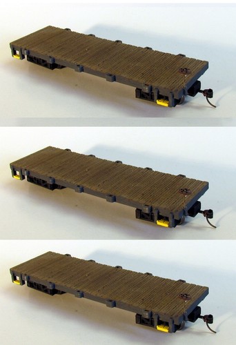 3d Printed On30 1/48 scale narrow gauge model railroad 25ft Flat car x3 ...