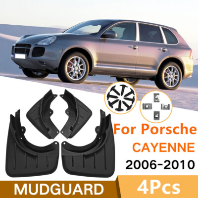4Pcs Car Molded Splash Guards Mud Flaps Fender For Porsche Cayenne 2006 ...