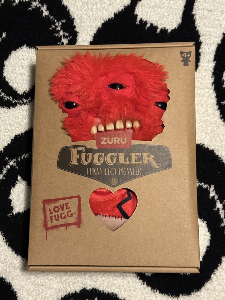 9" Fuggler LOVE FUGG Red Valentine's Day ZURU Funny Ugly Monster New In ...