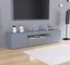 Modern 2 Doors 1 Drawers LED Lights TV Stand Media Unit (160cms) High ...