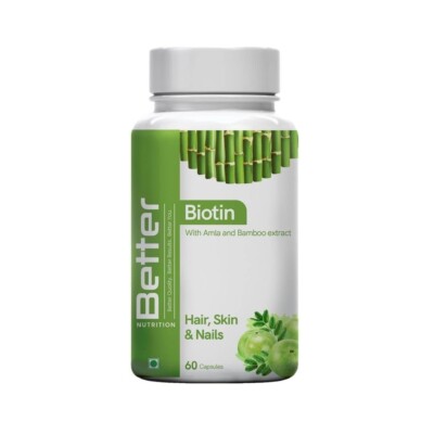Better Nutrition Biotin 60 Capsules For Hair Repair Growth & Damage ...