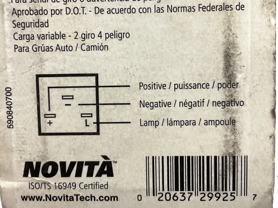 Novita EP28 Electronic Hazard Warning Flasher | eBay