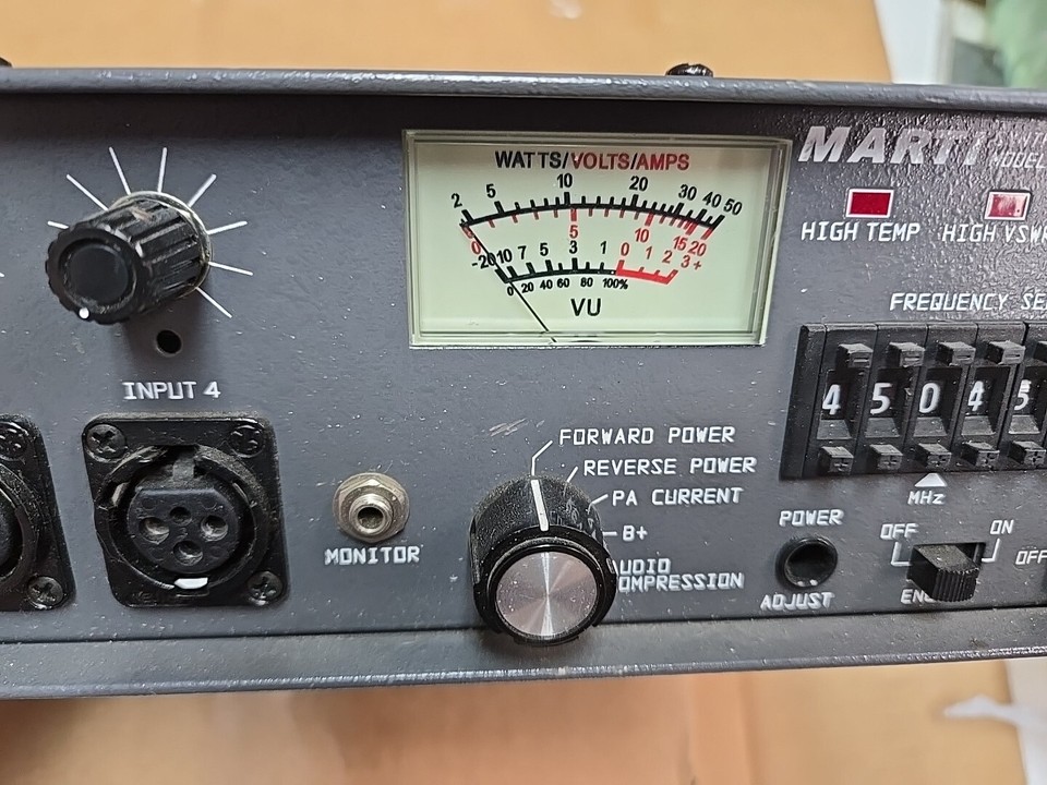 Marti SRPT-40A Synthesized RPU Transmitter / Remote Pickup Unit / Radio ...