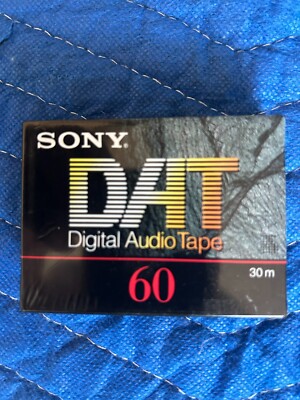 Sony DAT 60 Digital Audio Tape Cassette | Sealed | Brand New ...