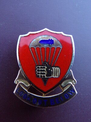 WWII Army 376th Field Airborne Artillery 82nd Crest Badge Unit Rare DI ...
