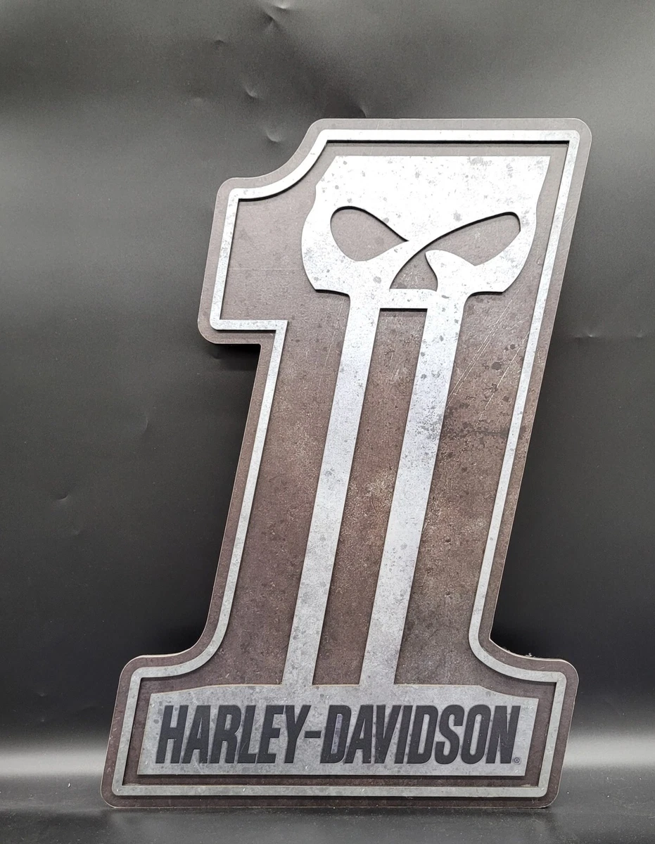 Harley Davidson 1 Skull Logo