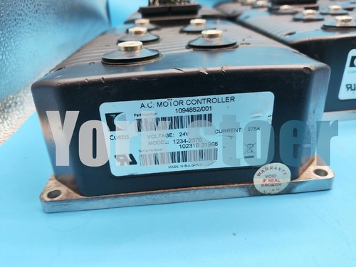 USED & tested Curtis 1234-2376 AC MOTOR CONTROLLER 24V 375A P/N 1094852 ...