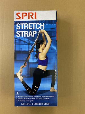 SPRI Stretch Strap NEW Fitness Exercise Tool Yoga Back Relief | eBay