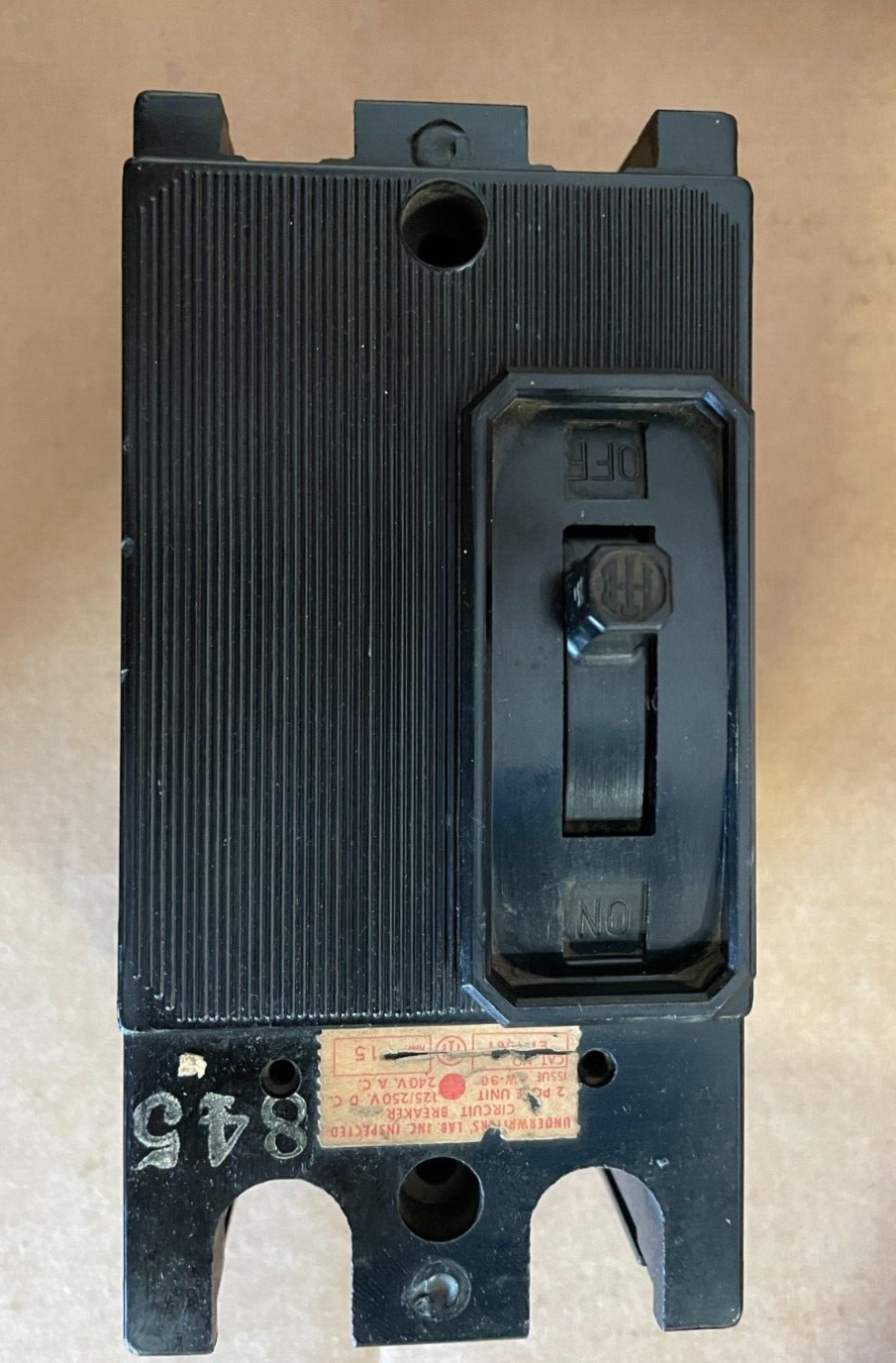 ITE EE2 ET1561 2 Pole 15 Amp Circuit Breaker 240 VAC TYPE ET | eBay