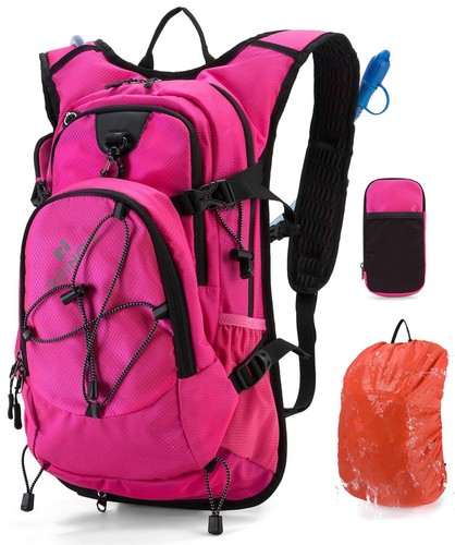 Hydration Backpack Pack with 2L Water Bladder 18L Hiking Backpack Women ...