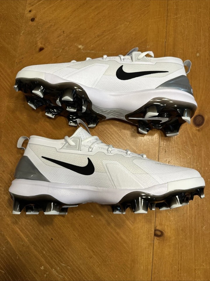 Nike Force Trout 9 Elite MCS Baseball White/Silver FZ0884-102 NEW Men's ...