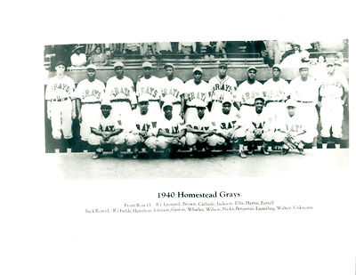 1940 HOMESTEAD GRAYS 8X10 TEAM PHOTO BASEBALL HOF | eBay