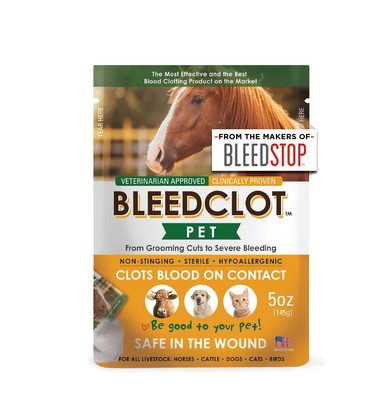 BleedClot Pet FirstAid Blood Clotting Powder | Stop Bleeding on All ...