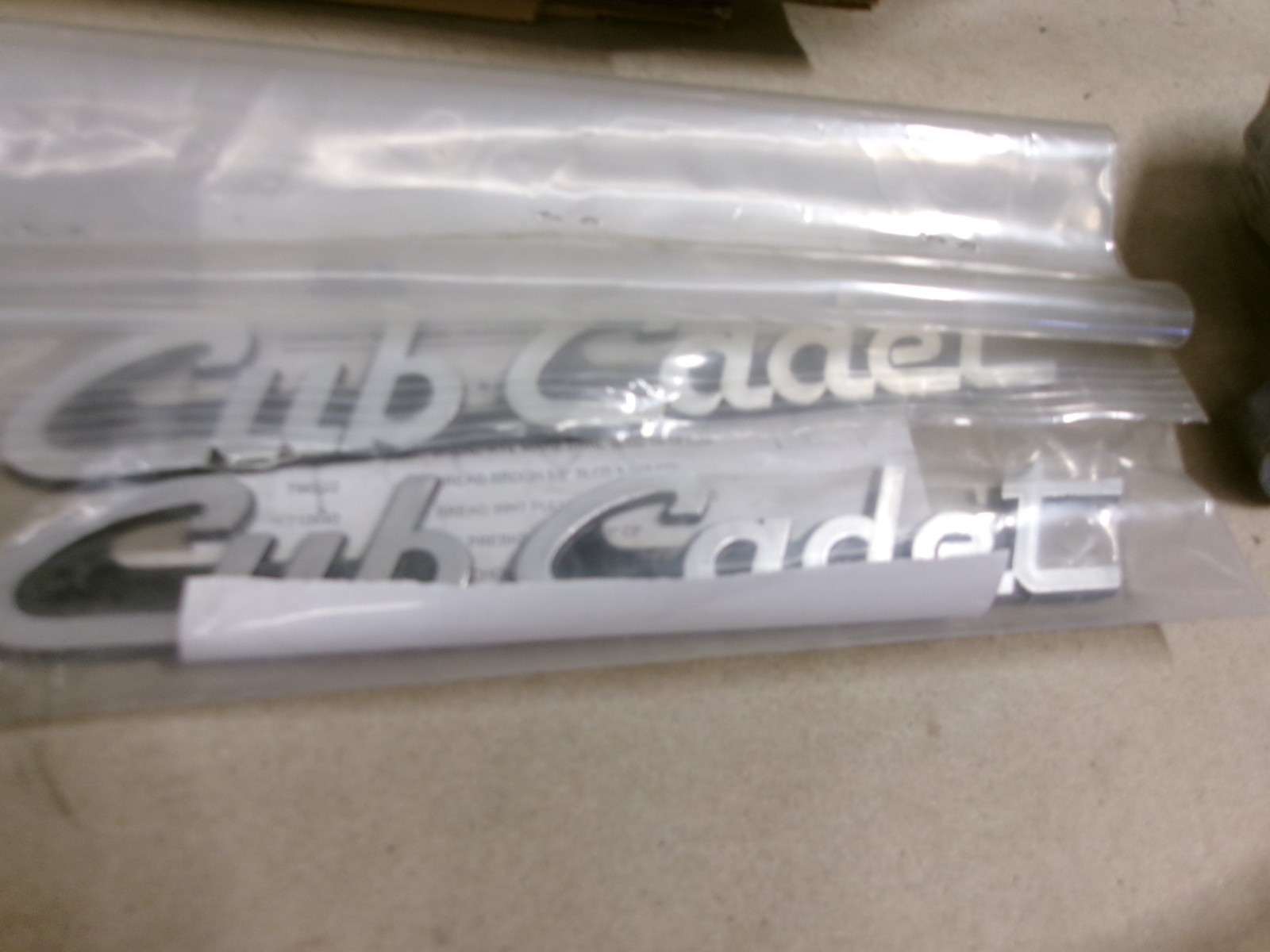 'LOT OF 2 OEM MTD CUB CADET 931-3053A DECAL | eBay