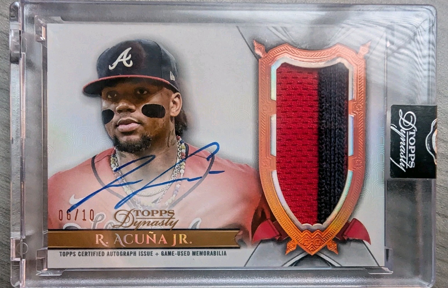 2024 Topps Dynasty - Ronald Acuna Jr Patch Auto /10 | eBay