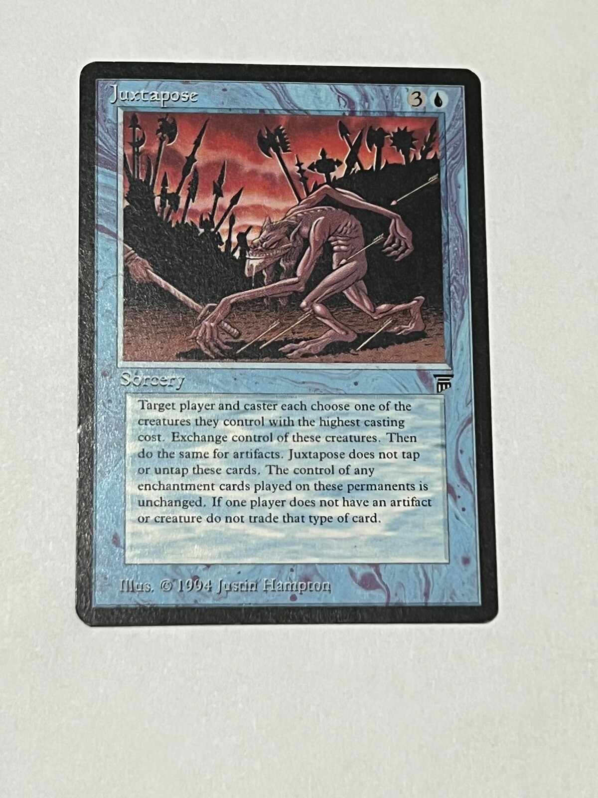 Juxtapose Legends Blue Rare MAGIC THE GATHERING CARD MTG | eBay