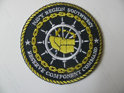 Navy Region Southwest Reserve Component Command 3.5" Patch Iron On NOS ...