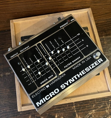 90s Electro-Harmonix EHX Micro Synthesizer Synth Pedal w/ power supply ...