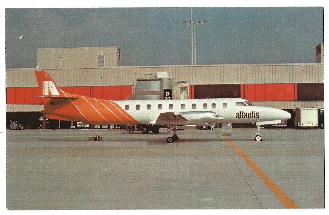 Atlantis Airlines c1980 Fairchild Swearingen Metro II, turboprop ...