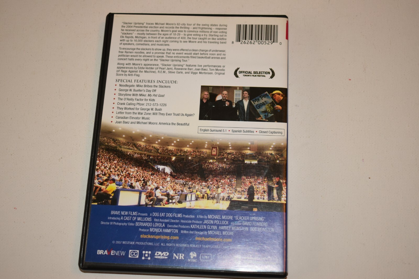 Slacker Uprising (DVD, 2008) Complete 826262005290 | eBay