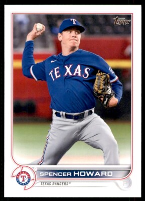 2022 TOPPS #162 SPENCER HOWARD TEXAS RANGERS | eBay