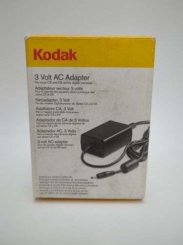 Kodak 3V AC Power Adapter Cable CX DX Series Digital Cameras ...