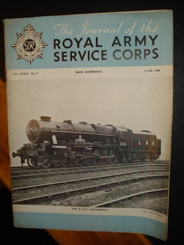 Royal Army Service Corps Journal 1949 British Military History RLC RASC ...