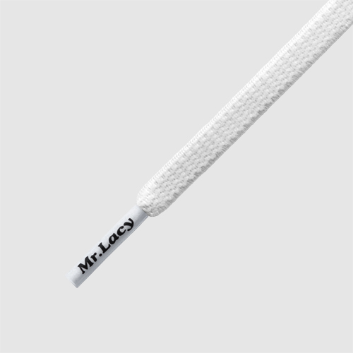 Laces Mr Lacy Flexies, Elastic Flex Shoe laces - 110 cm long, White | eBay