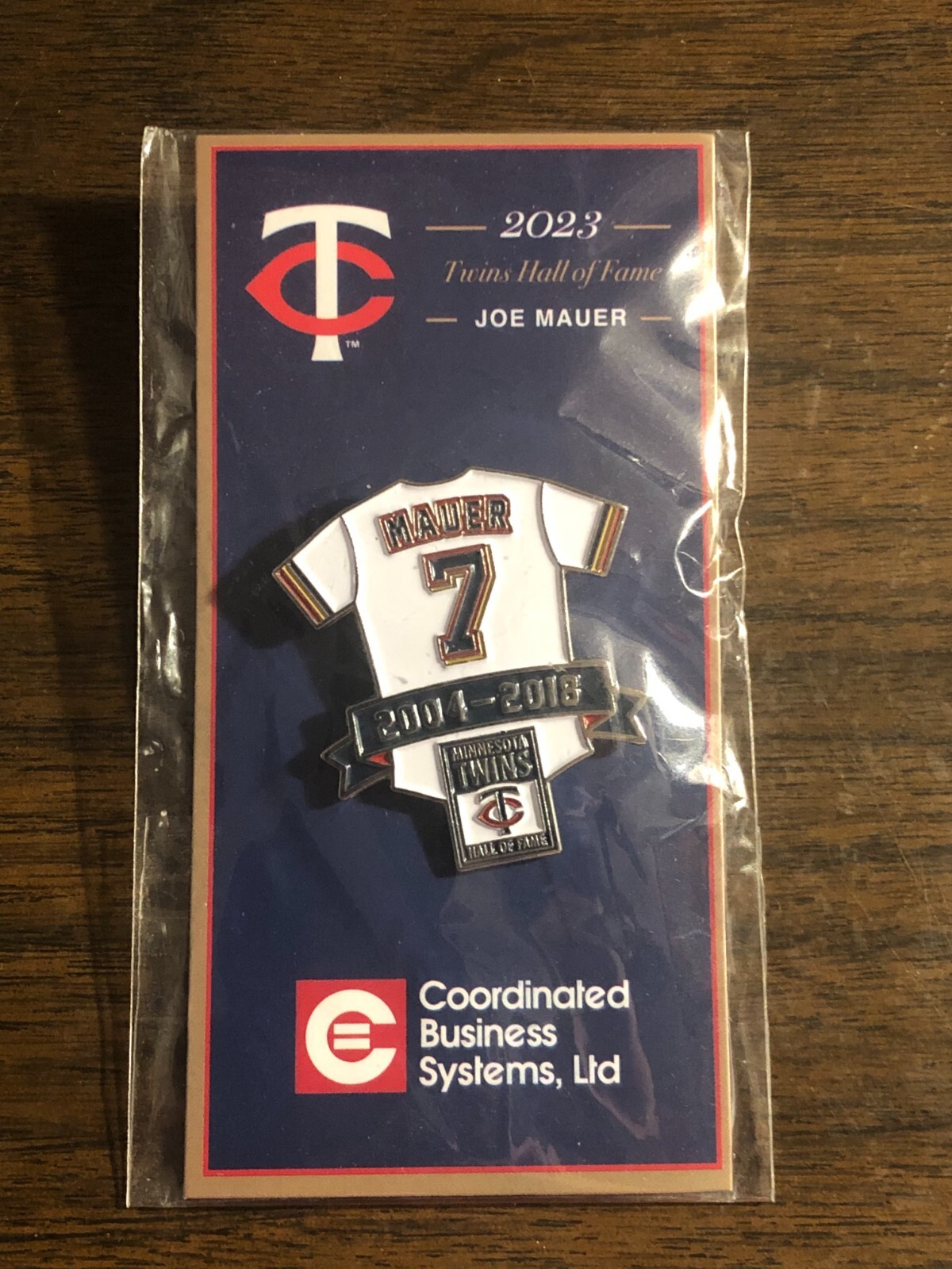 2023 Minnesota Twins Joe Mauer Hall of Fame Pin SGA | eBay