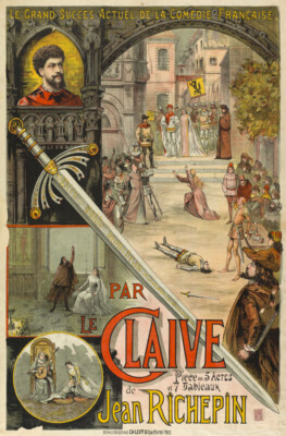 Par Le Glaive vintage theater ad poster 12x18 | eBay