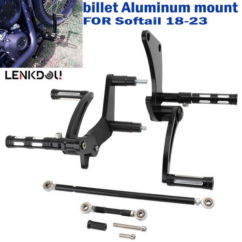 Billet Forward Controls Kit For Harley Softail Standard 107 Street Bob ...