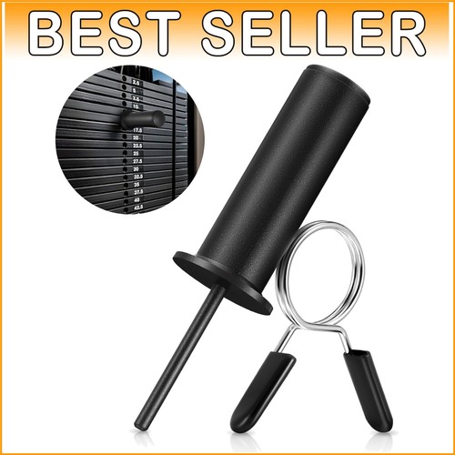 Durable Steel Weight Stack Pins with Spring Clips - 2 Inch Gym ...