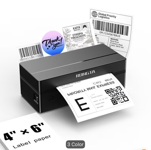 Rongta Bluetooth 4x6 Thermal Postage Label Printer for Royal Mail Evri ...