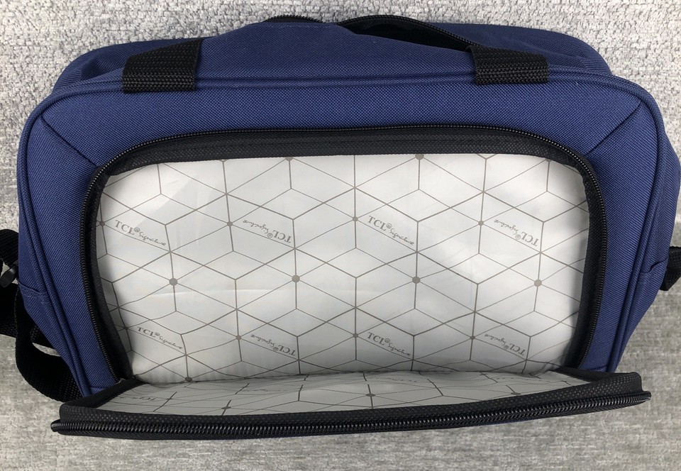 Travelers Club Signature Small Blue Tote Bag | eBay