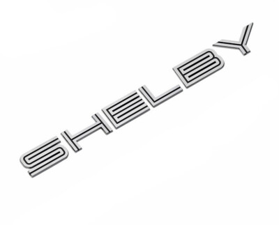 1pcs 07-09 SHELBY Letter Emblem Badge Rear Trunk Sticker Decal (Chrome ...