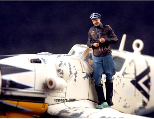 1/72 TANK 1:72 WW2 German Erich Alfred Hartmann Soldier toy diorama in ...