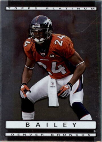 2009 Topps Platinum Football Card #107 Champ Bailey | eBay