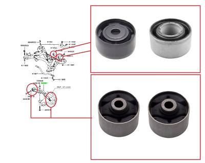 For MITSUBISHI PAJERO/SHOGUN MK3 V68/V78 3.2DID REAR DIFFERENTIAL BUSH ...