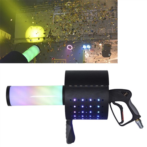 LED Color CO2 Stage Spray Cannon DJ Confetti Gun Jet Confetti Machine ...